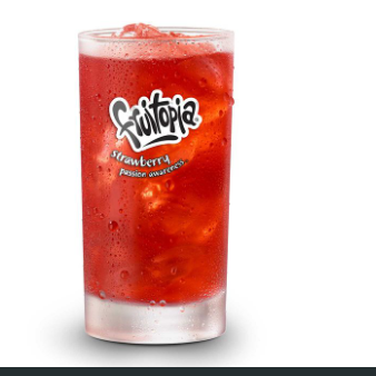 Fruitopia Strawberry [90.0 Cals] » McDonalds PR