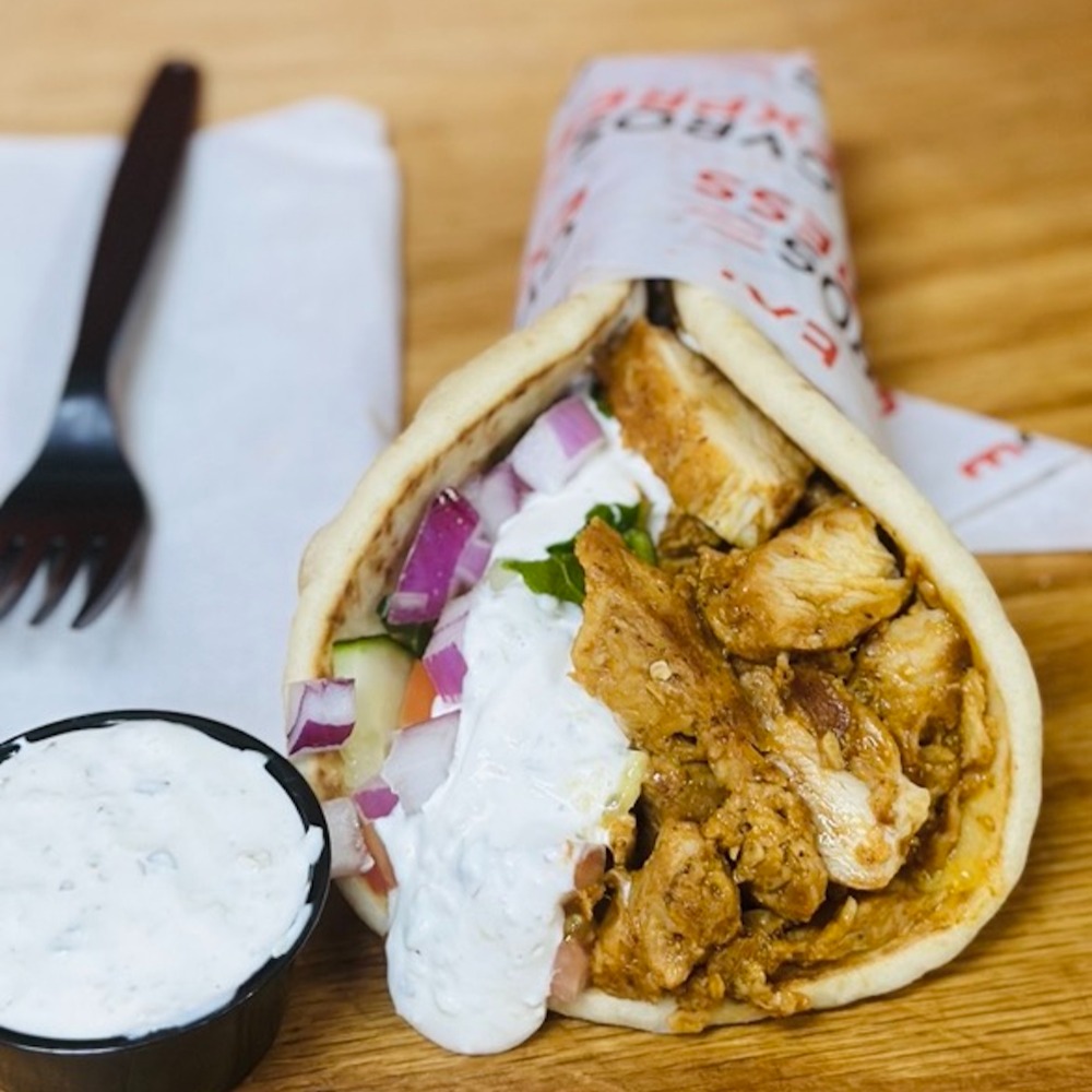 Spicy Chicken Gyro » Athens Gyros Express