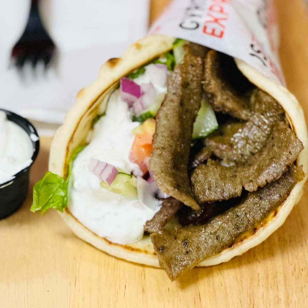 Spicy Lamb and Beef Gyro » Athens Gyros Express
